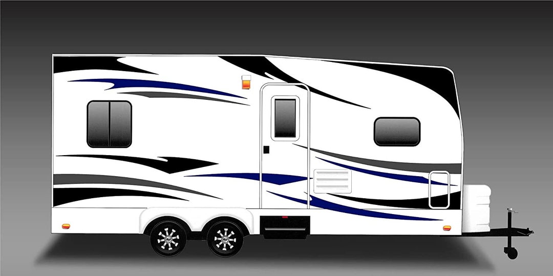 RV, Trailer Hauler, Camper, Motor-home Large Decals/graphics Kits 24-k ...