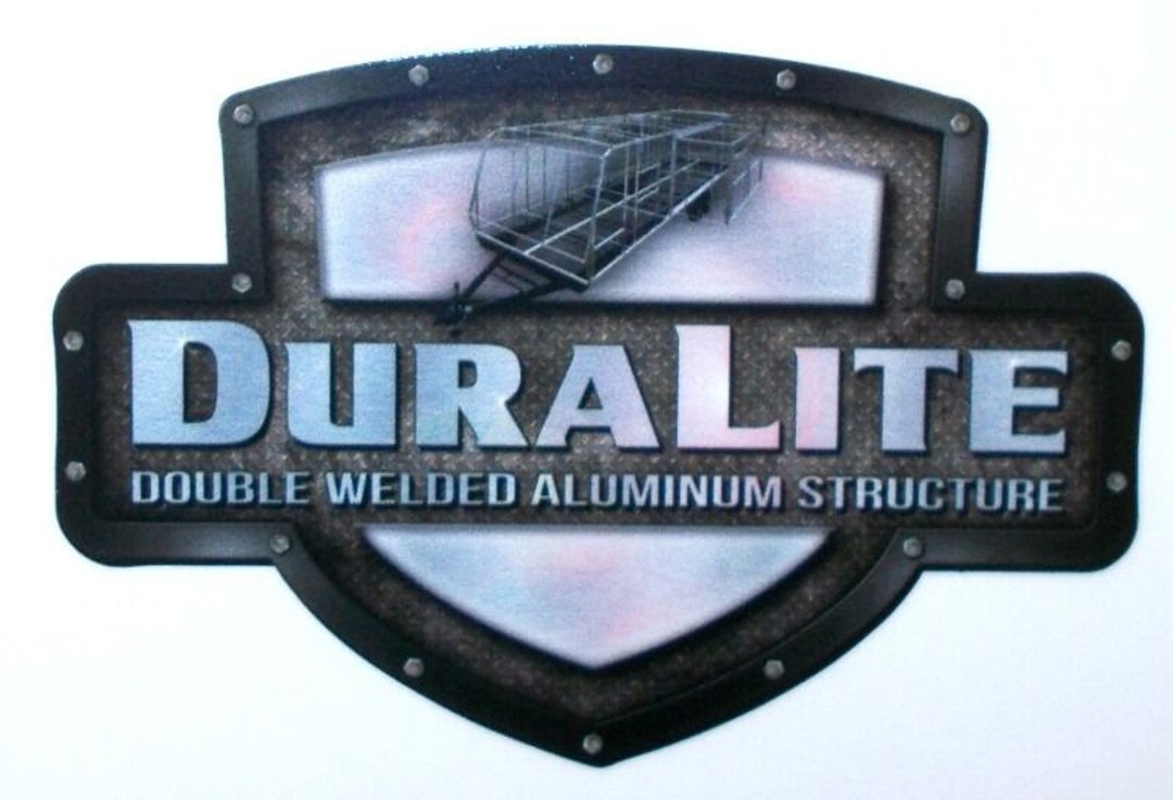 2 RV Trailer Evergreen Duralite Logo Graphics Decals-l-62 - Etsy