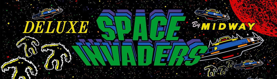 Space Invaders Deluxe Marquee for Header/backlit Sign - Etsy