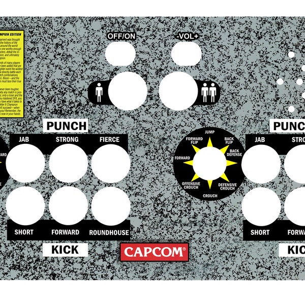 Arcade Control Panel Overlay - Etsy