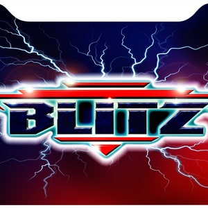 NFL Blitz Arcade 1up Cabinet Riser Front Sides Graphics Decals Stickers - Etsy
