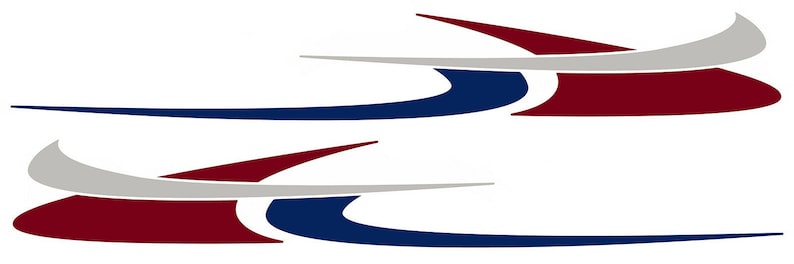 2 RV Trailer Camper Graphics Decals Accent Stripes -901 - Etsy