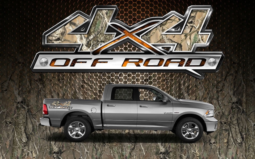 2 4x4 off Road Truck Camouflage Camo Truck Bed Decals Stickers-bos - Etsy