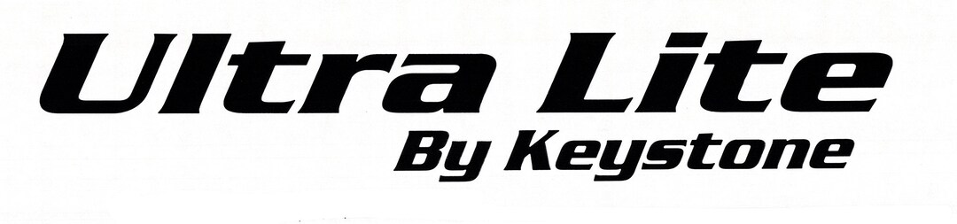 1 RV Trailer Camper Keystone Bullet Ultra Lite Logo Decal Graphic -H-49 ...