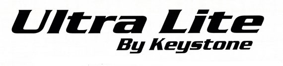 1 RV Trailer Camper Keystone Bullet Ultra Lite Logo Decal | Etsy