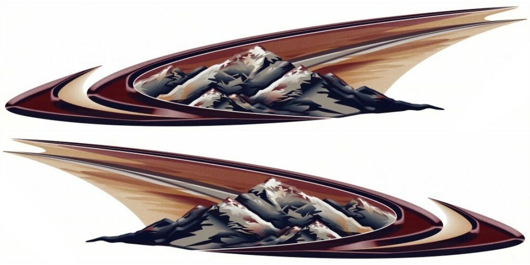 2 RV Trailer Camper Keystone Montana Graphics Decals -830 - Etsy