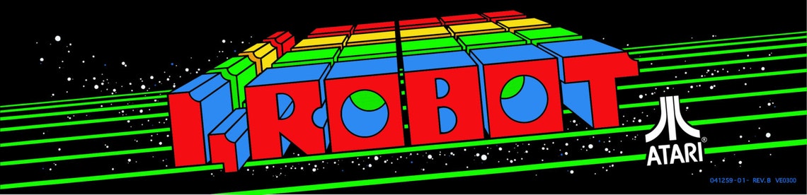 Irobot Atari Arcade Classics Marquee for Reproduction | Etsy