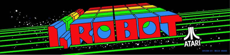 Irobot Atari Arcade Classics Marquee for Reproduction | Etsy