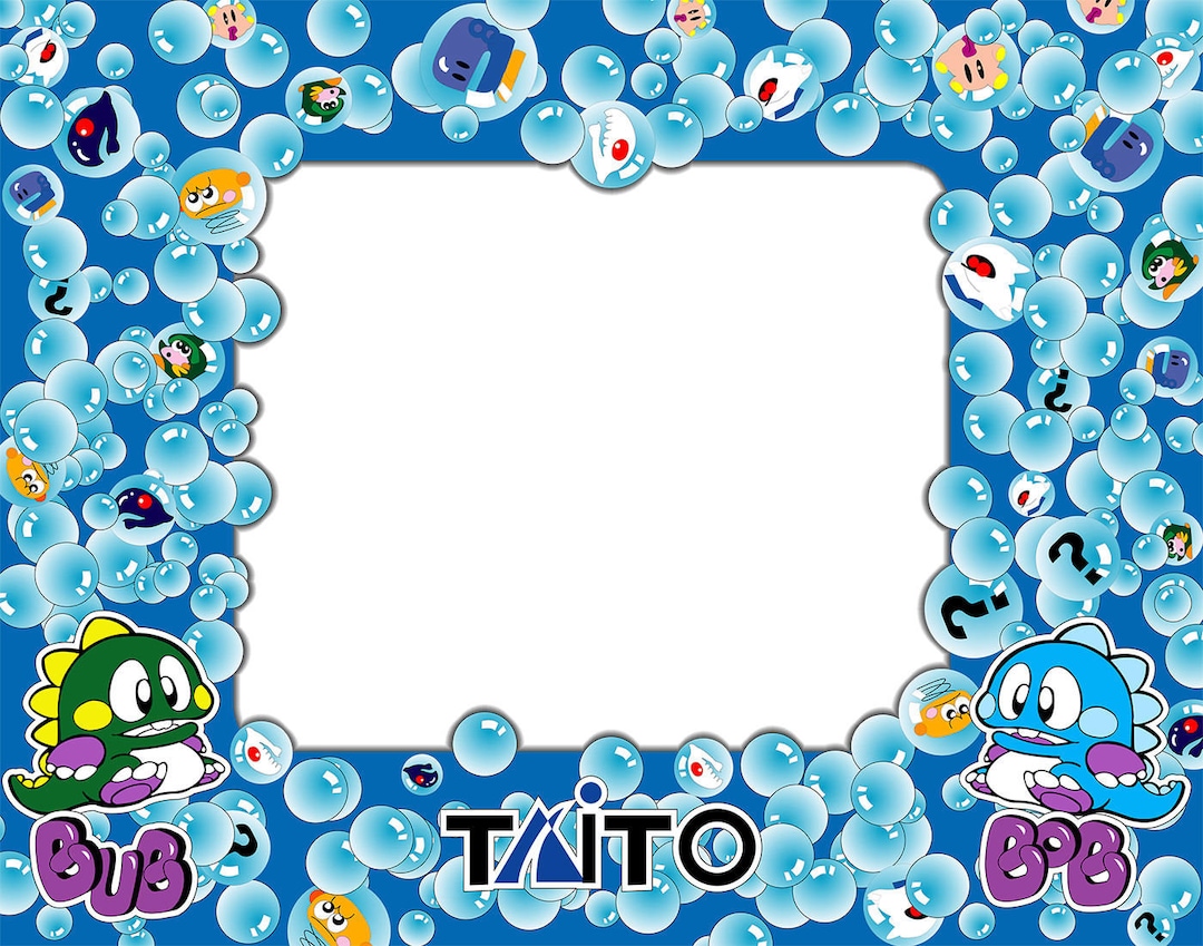 Bubble Bobble Arcade Monitor Bezel - Etsy