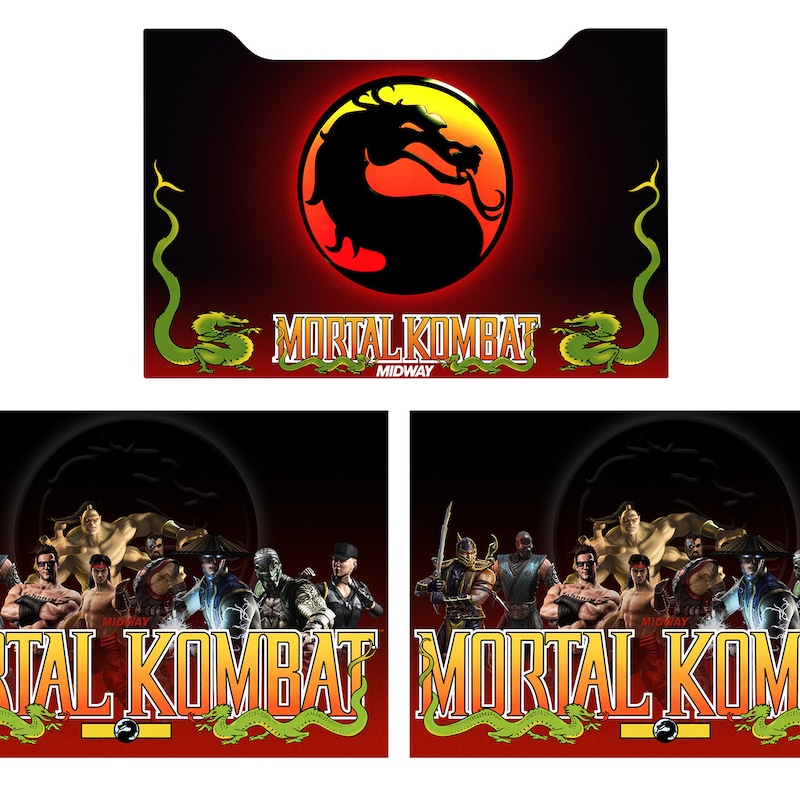 Arcade Decals Cabinet - Etsy