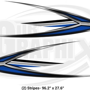 RV, Trailer, Camper, Motorhome Large Vinyl Decals/graphics Kit-k-0010bl ...