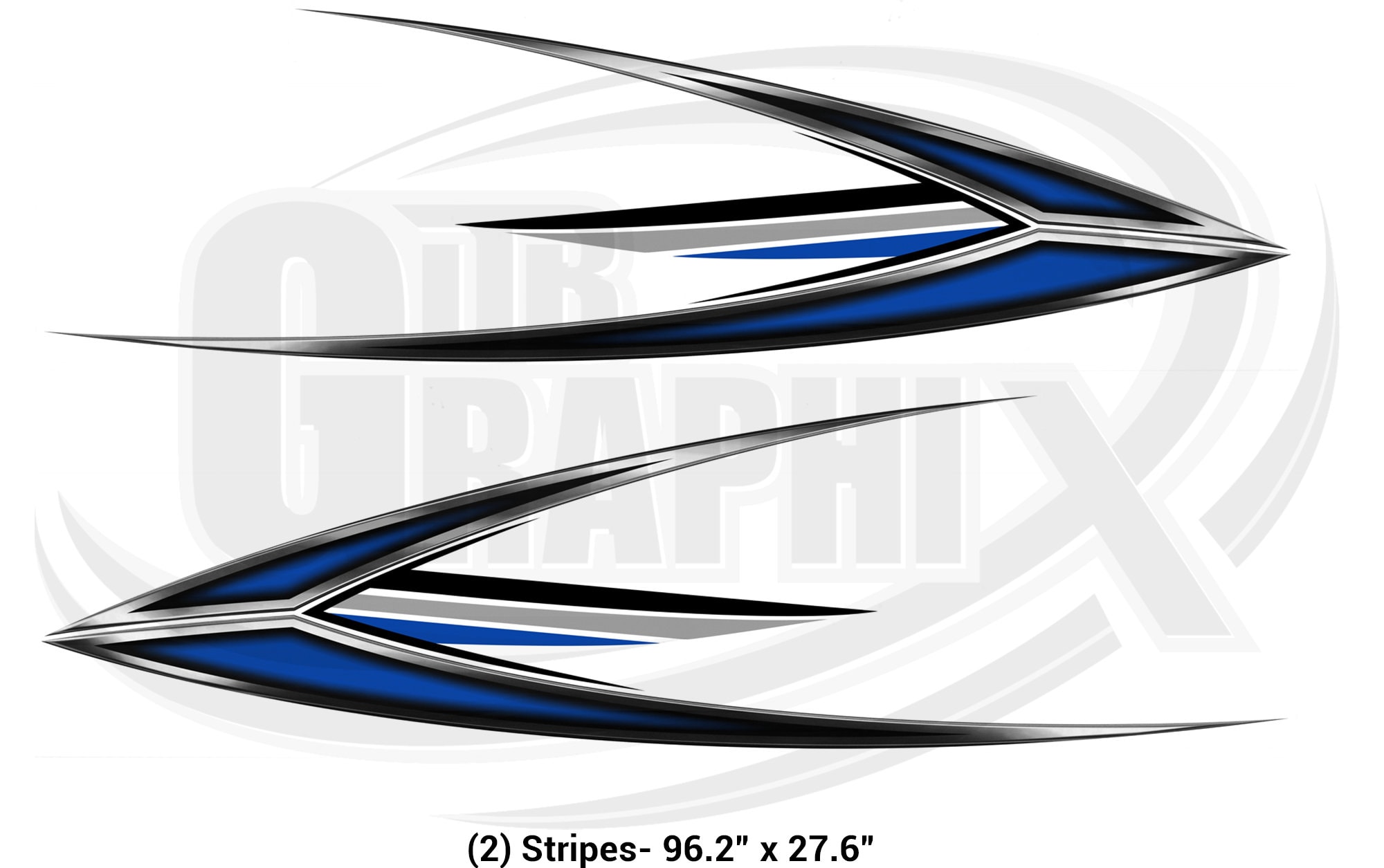 RV, Trailer, Camper, Motorhome Large Vinyl Decals/graphics Kit-k-0010bl ...