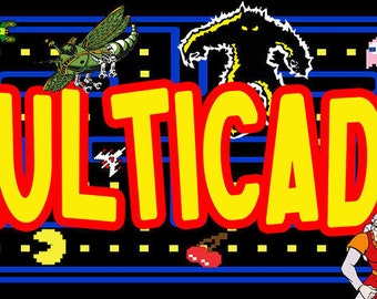 Mame Arcade Multicade Marquee for Reproduction Header/backlit | Etsy