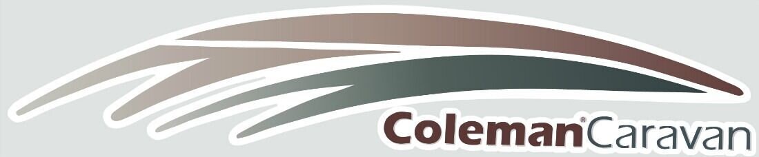 2 RV Trailer Coleman Caravan Logo Decals Graphics 900 | Etsy