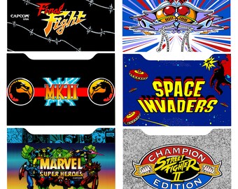 Outrun Arcade 1up Cabinet Riser Graphic Decal Sticker Only | Etsy