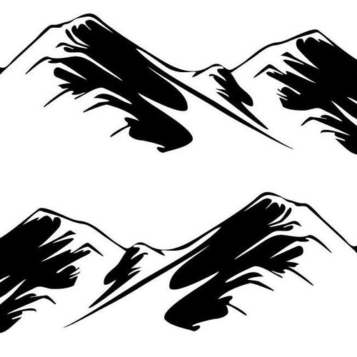 1 RV Trailer Camper Mountain Scene Decal Graphic 930-4 - Etsy