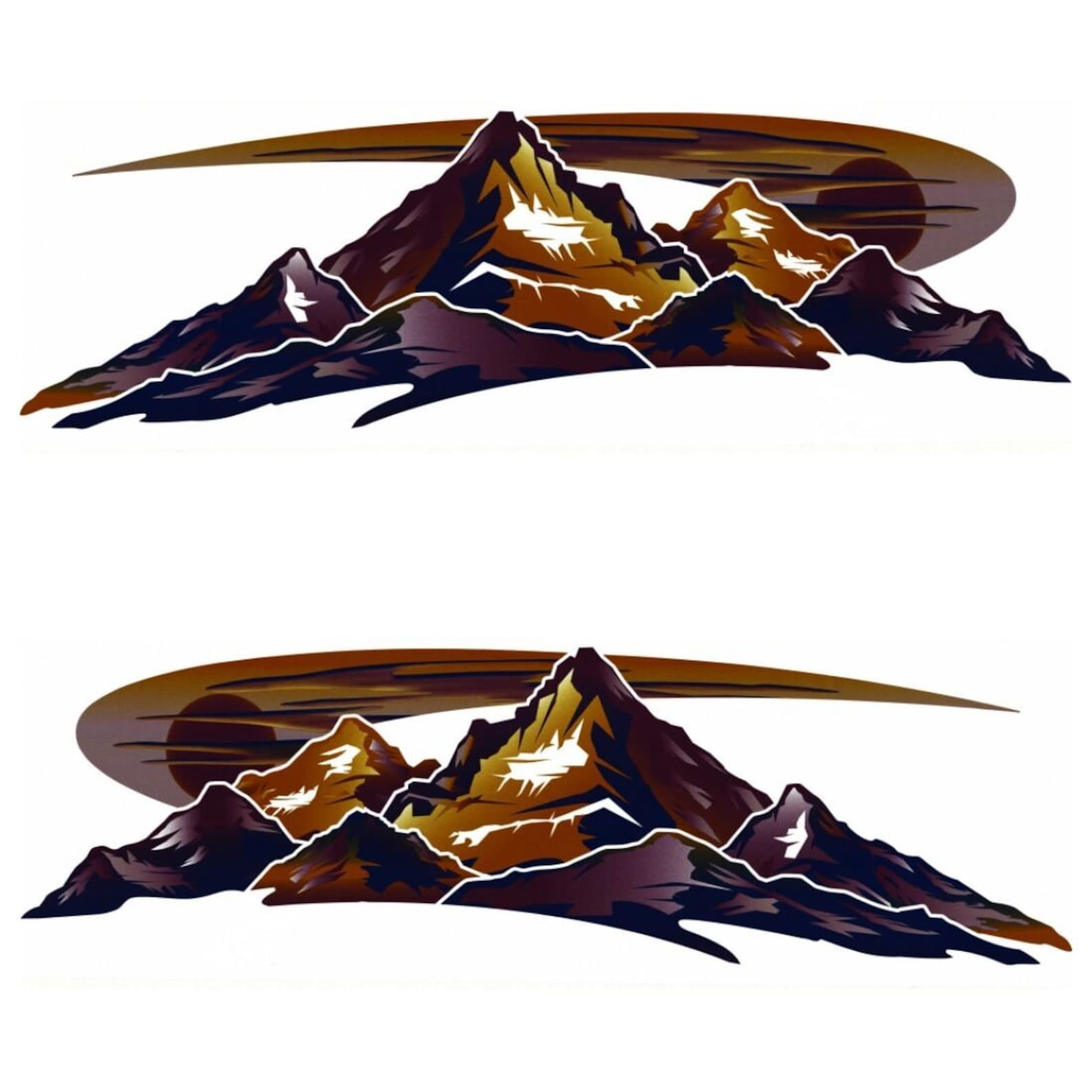 2 RV Keystone Montana Mountain Scenes Decal Graphics -68-4 - Etsy