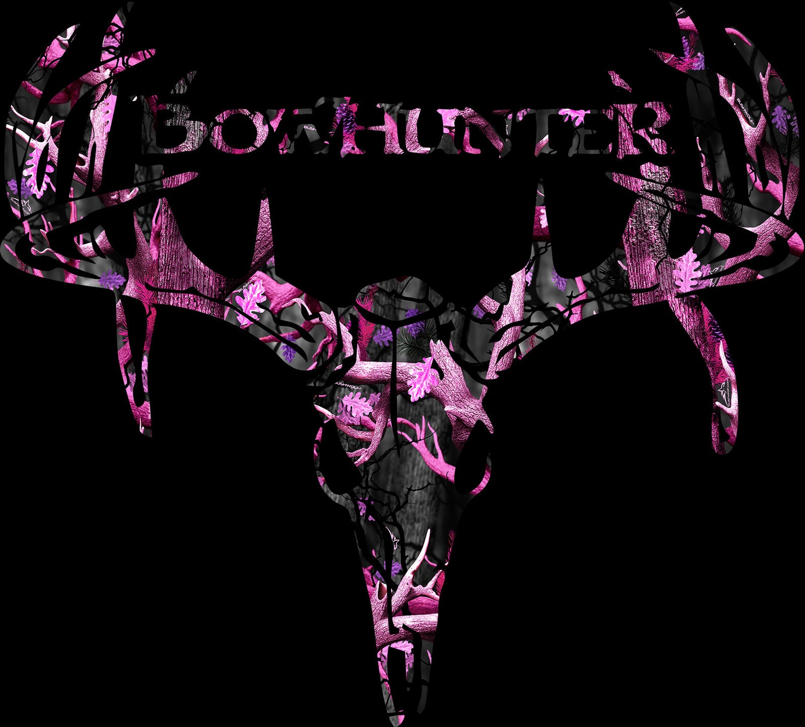 Bow Hunting Deer Skull Camo Graphic Decal Sticker - Etsy