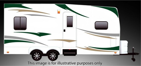 RV Trailer Hauler Camper Motor-home Large Decals/graphics | Etsy