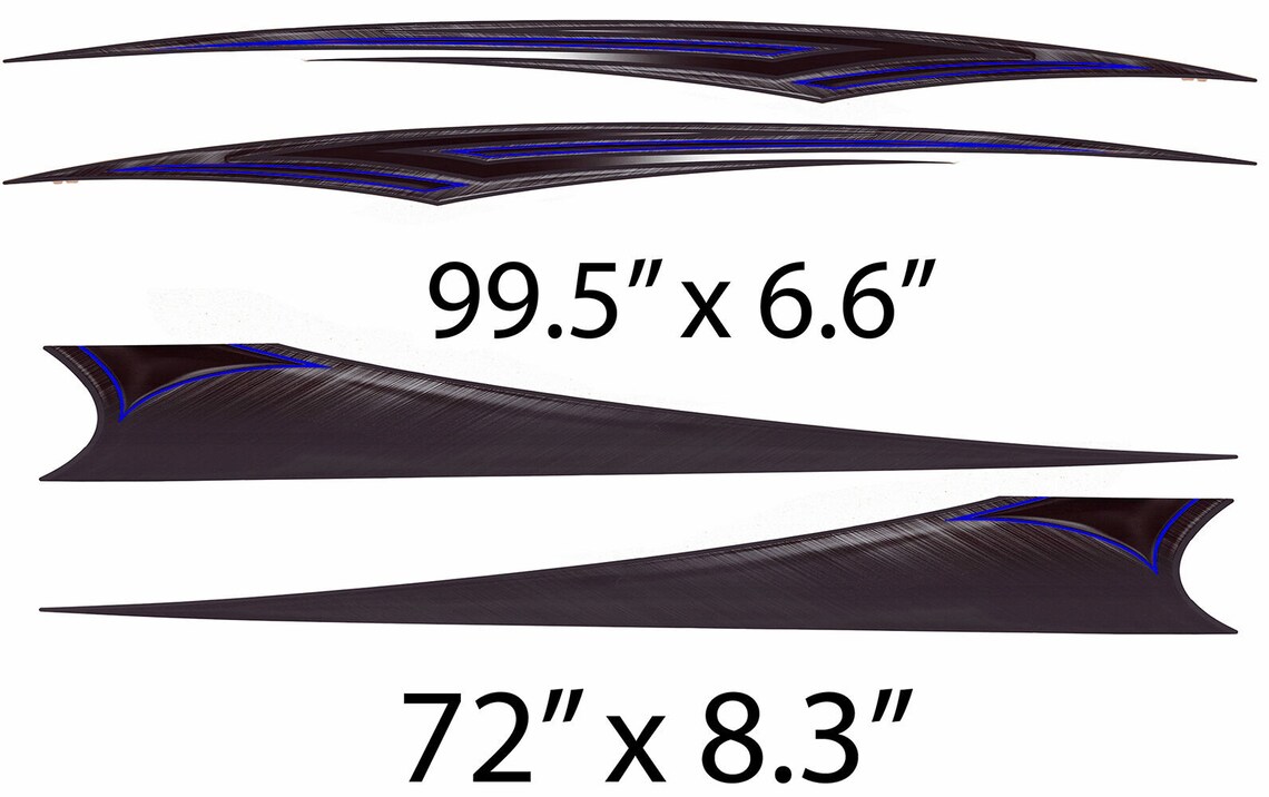 RV Trailer Hauler Camper Motor-home Large Decals/graphics | Etsy