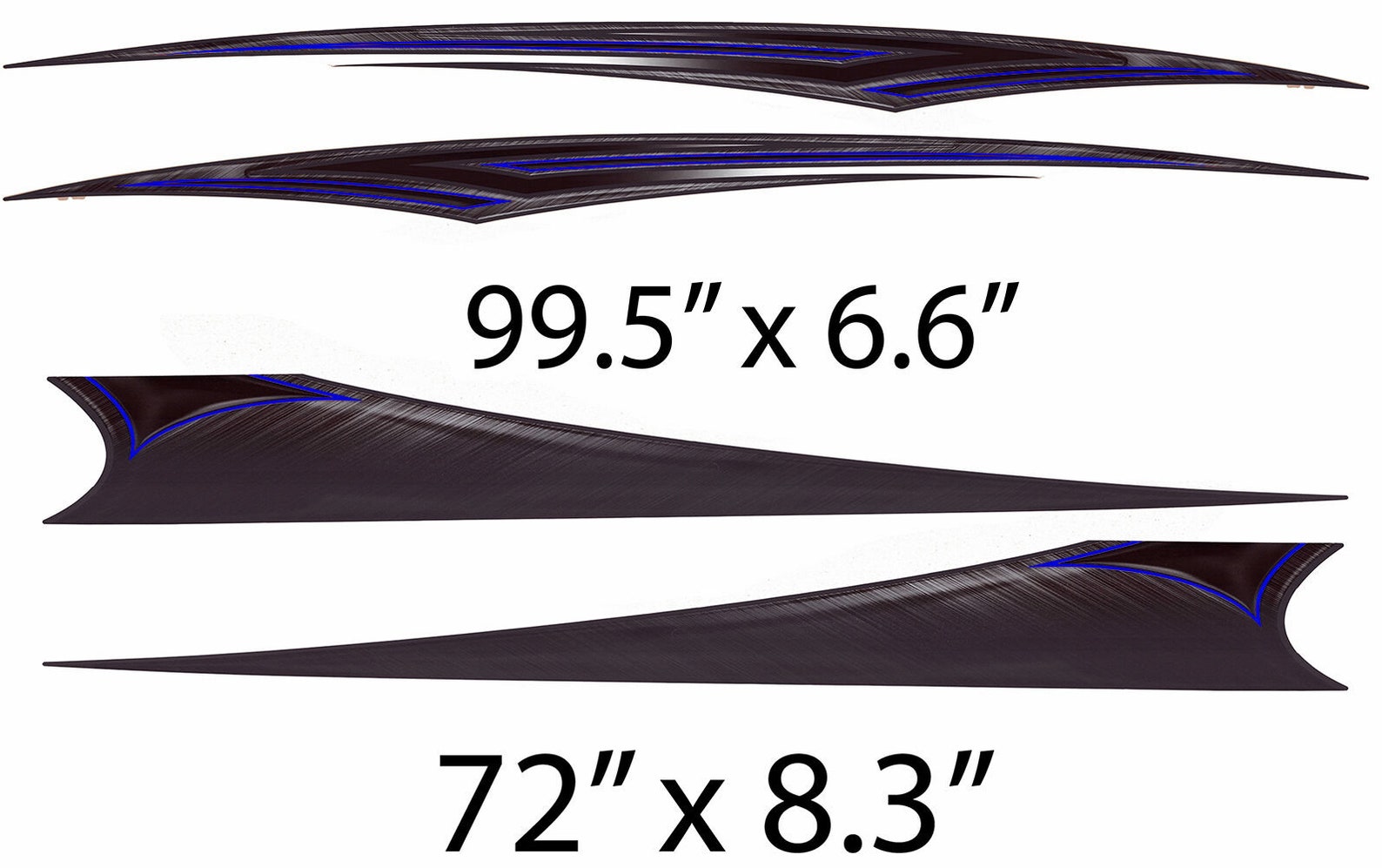 RV, Trailer Hauler, Camper, Motor-home Large Decals/graphics Kit-k-0007 ...