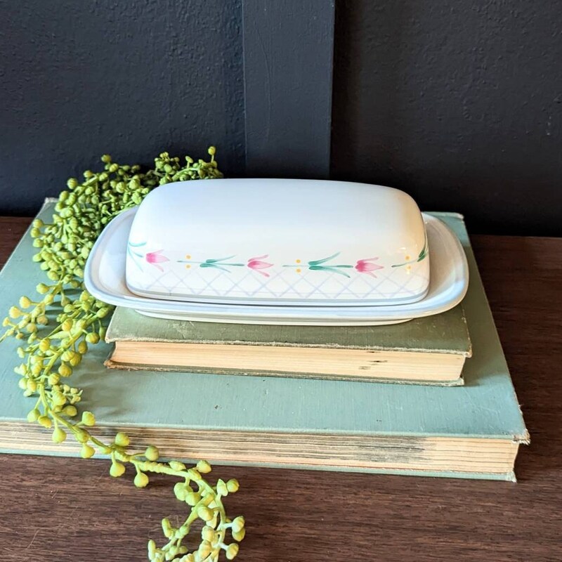 Retro Butter Dish - Etsy