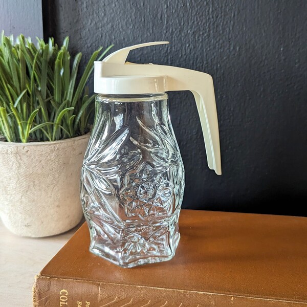 Glass Syrup Pitcher - Etsy