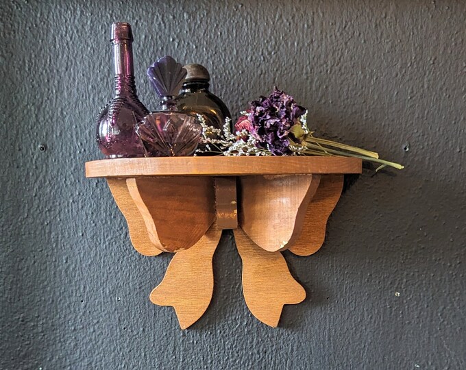 Wooden Bow Shelf - Etsy