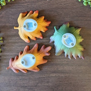 1990's Partylite Fall Leaves Tealight Holders, Vintage Fall Home Decor ...