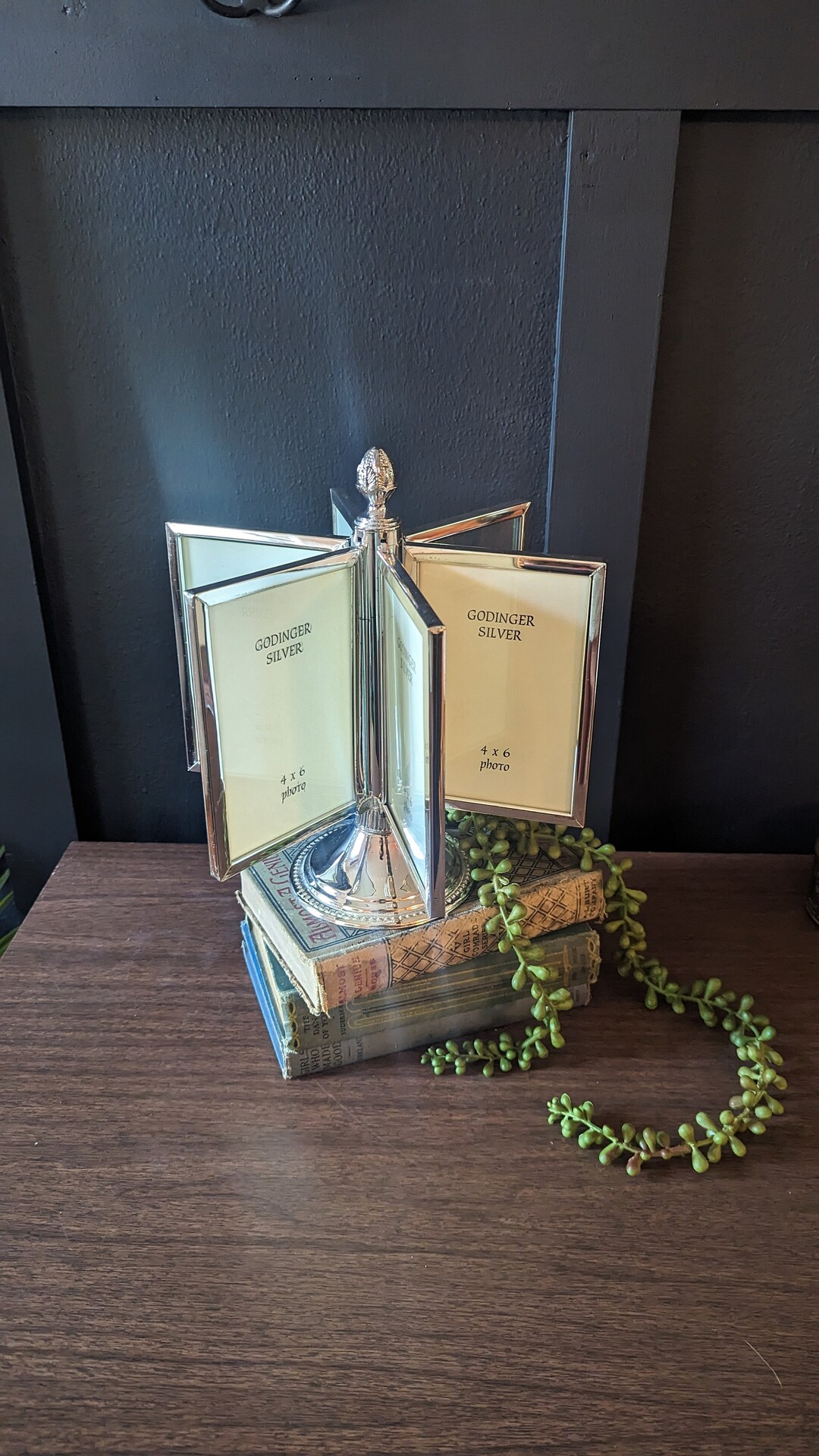 Godinger Silver Plated Rotating Carousel Picture Frame, Vintage Unique ...