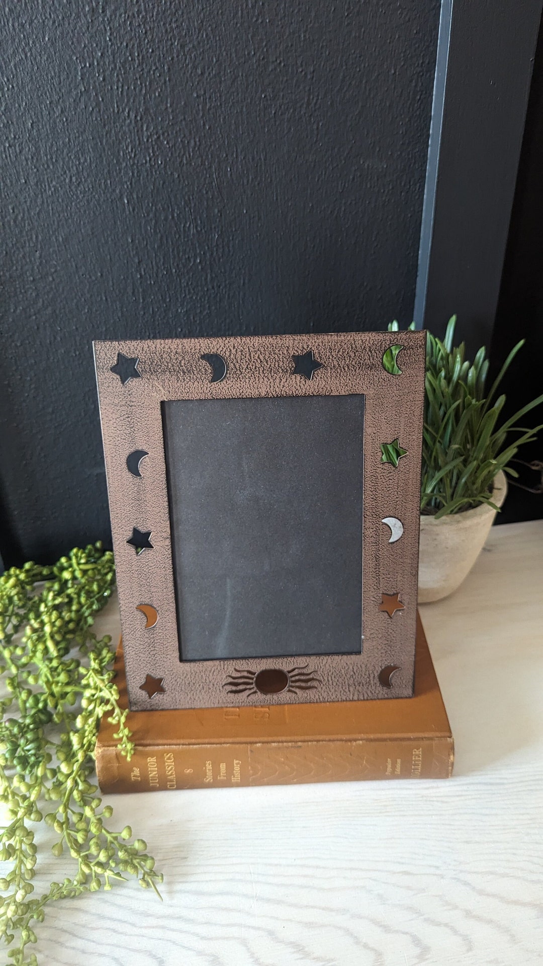 1990's Celestial Sun and Moon 5X7 Photo Frame, 90's Celestial Home ...