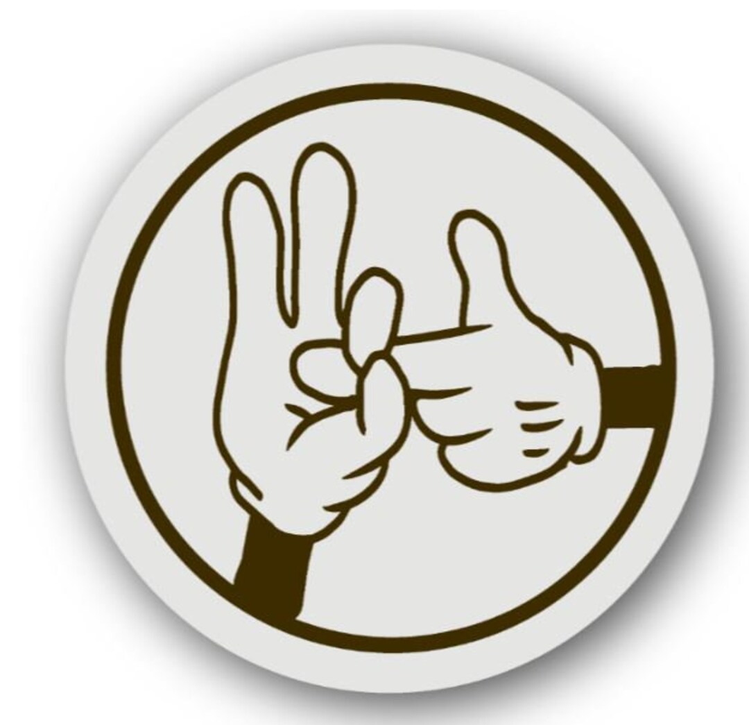 Mickey Poke Hole Fridge Magnet - Etsy