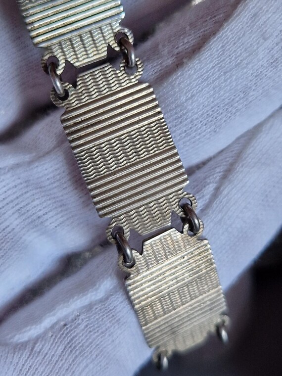 316B Antique Art Deco sterling silver engine turned p… - Gem