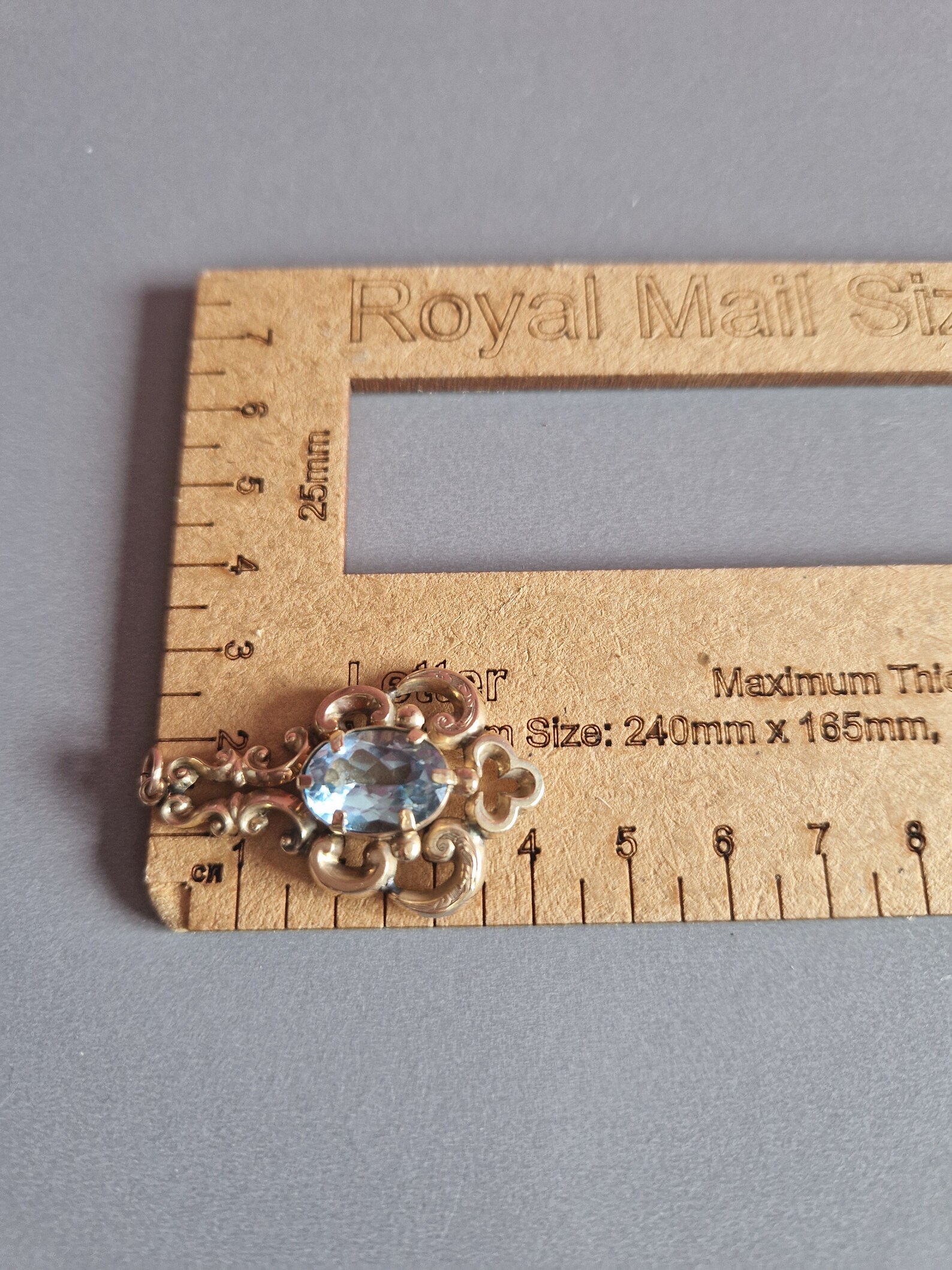 74B Late Victorian Antique 9ct Gold Real Topaz Scroll Pendant - Etsy