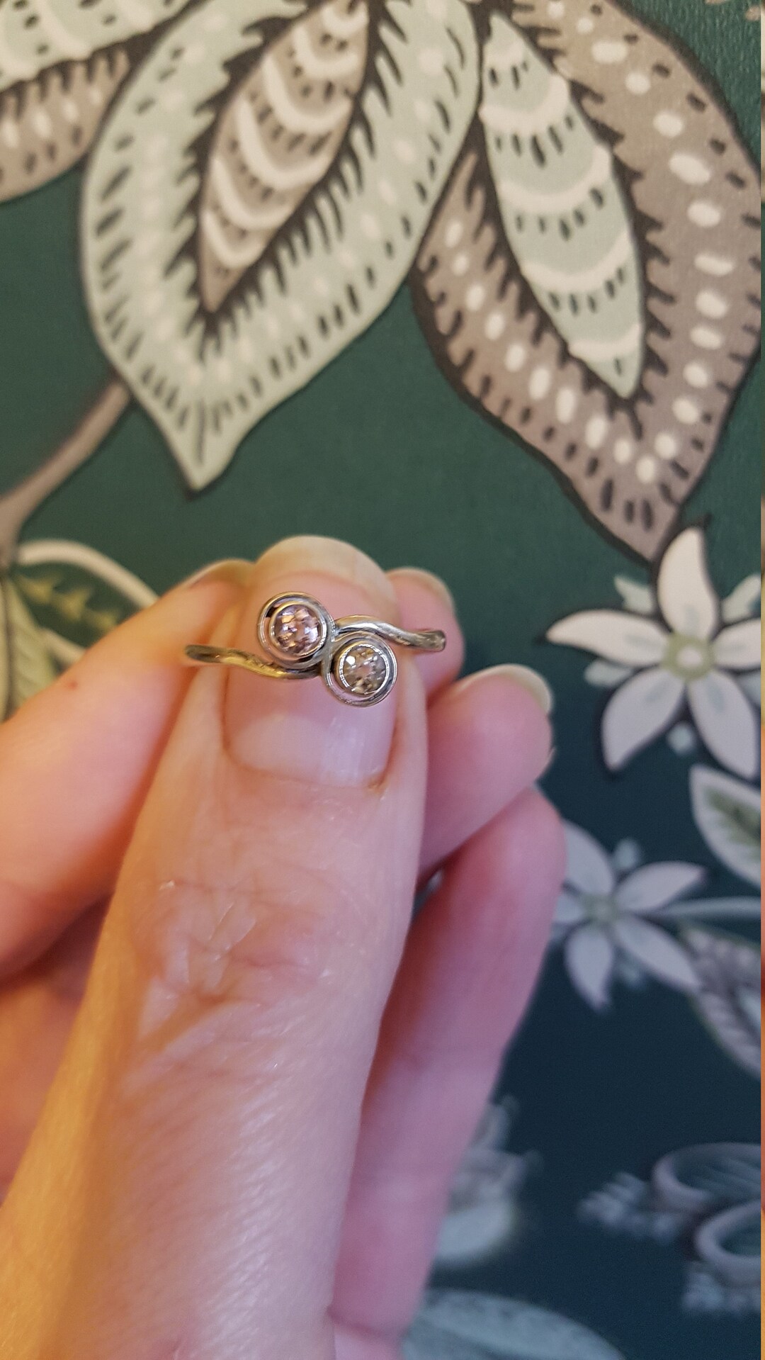 145Q Antique Victorian Circa 1848 Real Amethyst 9ct Yellow Gold Bypass ...