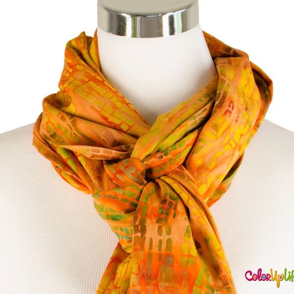 Burnt Orange Scarf - Etsy