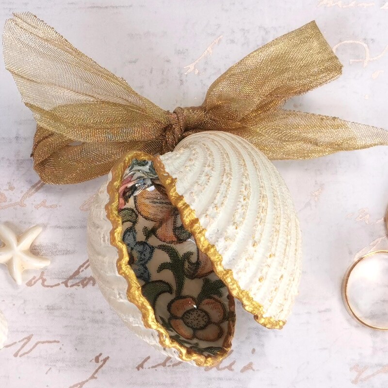 Seashell Ring Box - Etsy