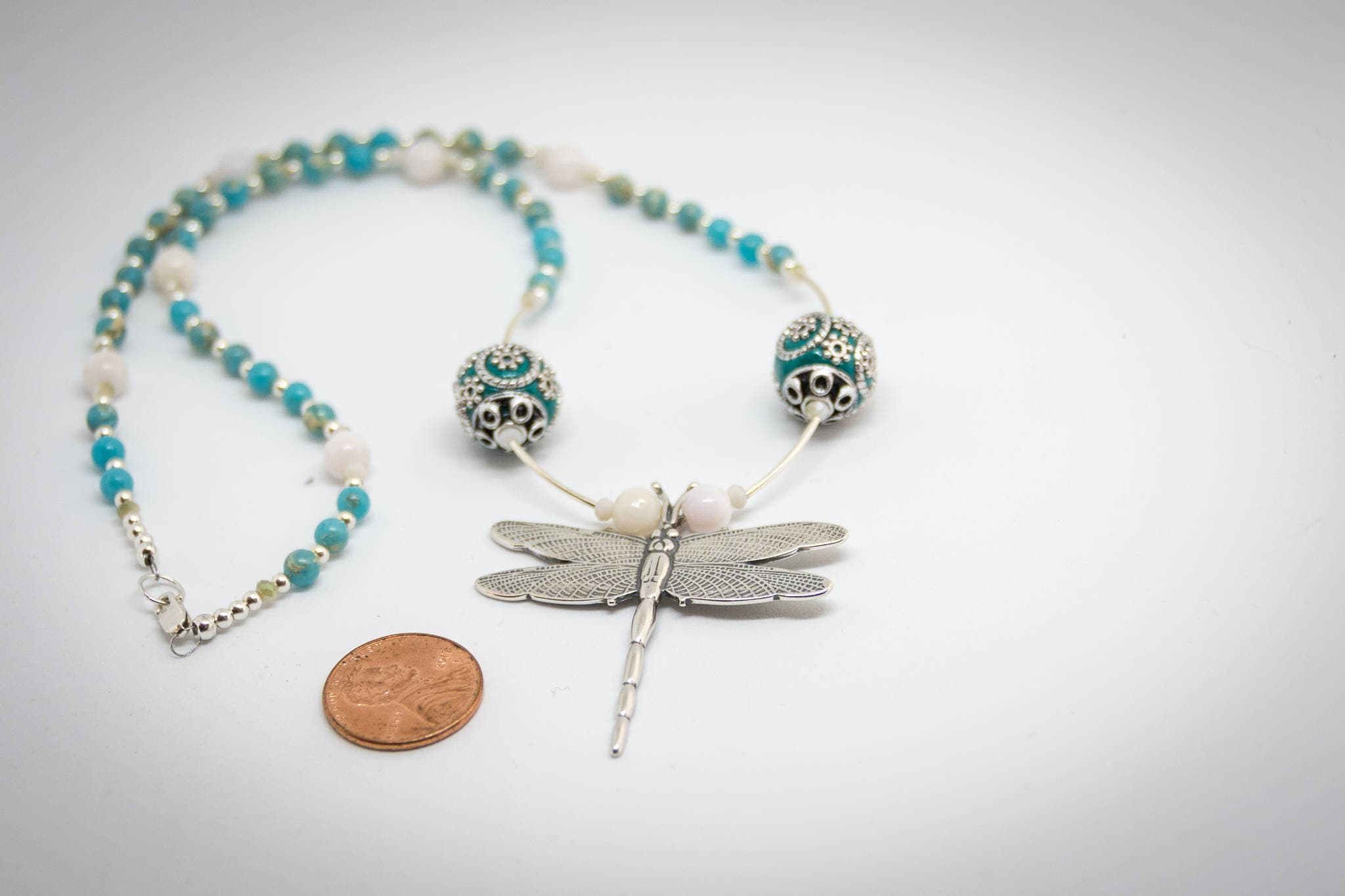 Dragonfly Queen/sterling Silver Necklace / Necklace for Her/dragonfly ...