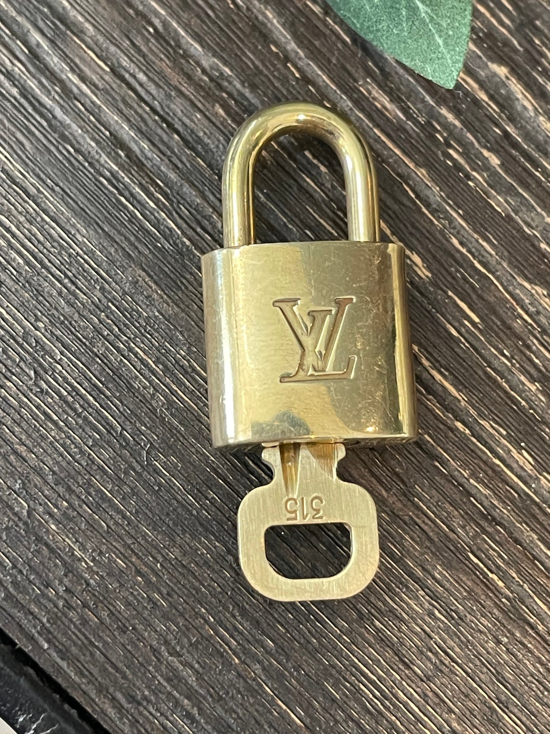 Louis Vuitton Padlock Lock and Key 315 LV Purse Charm Not Polished - Etsy