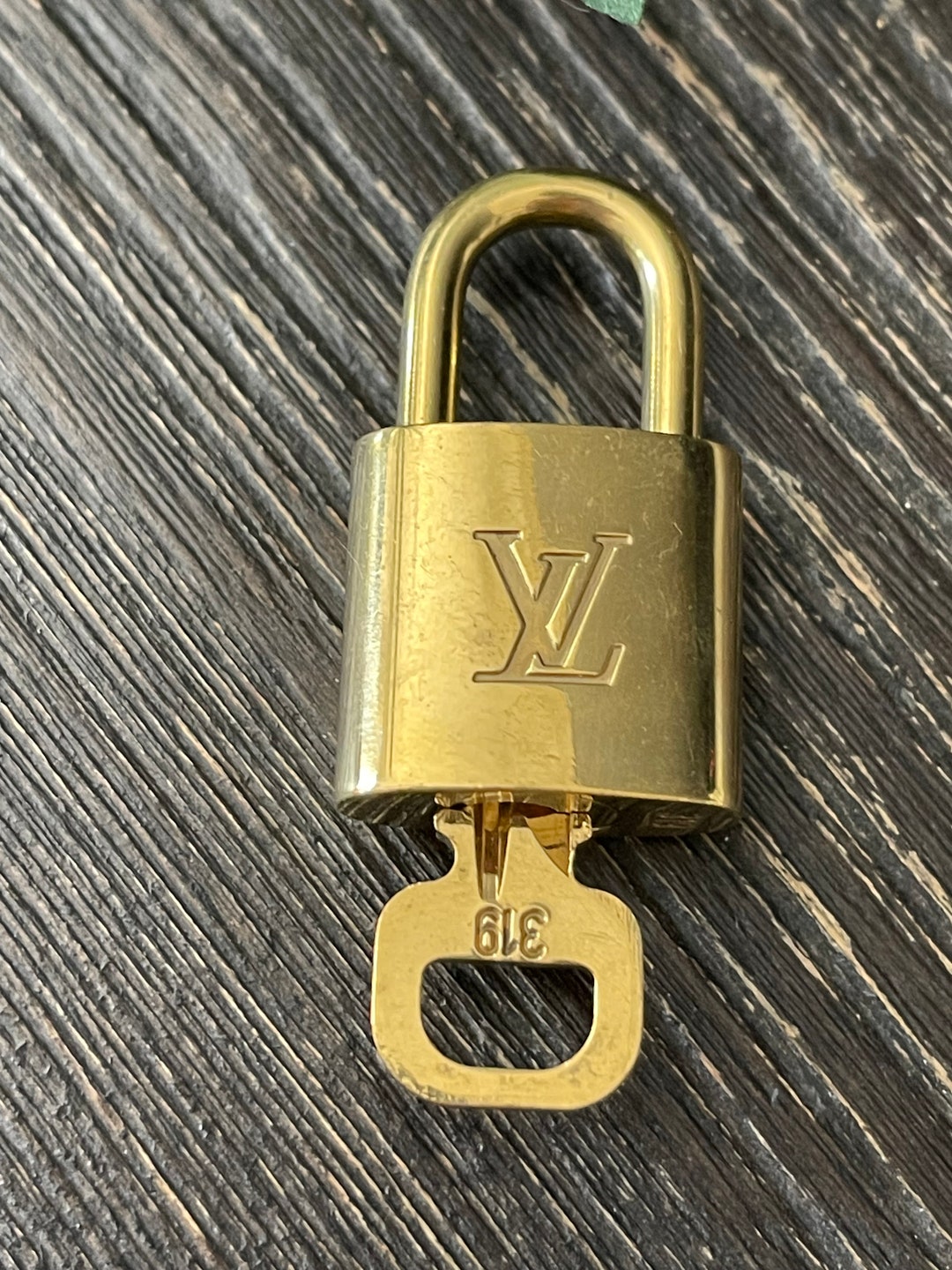 Louis Vuitton Padlock Lock and Key 319 LV Purse Charm Not Polished - Etsy
