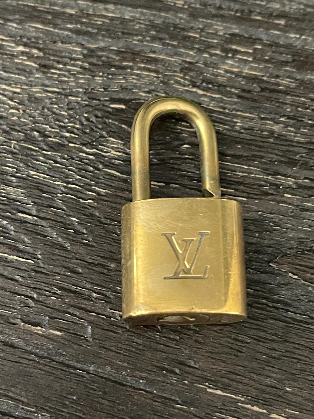 SL-364 Louis Vuitton Brass Padlock Lock and NO Key 306 LV Purse Charm ...