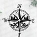 Compass and Mountains SVG, Traveler SVG, Cut File for Camper ...