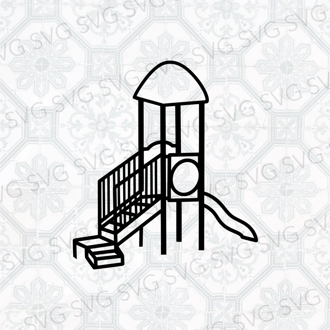 Playground SVG, Playset Cut File - Etsy