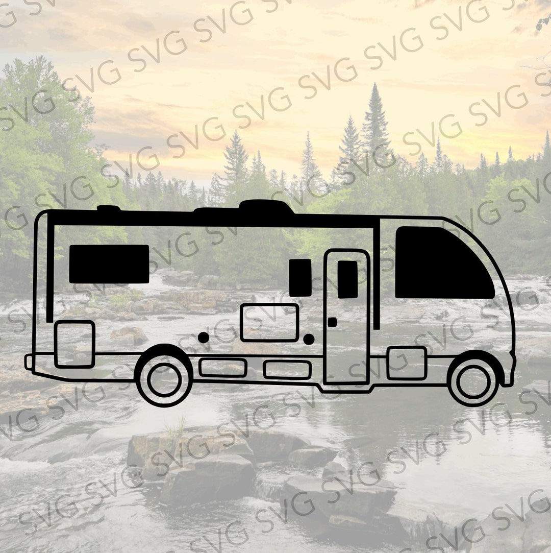 Class A SVG, Class A Camper, Short Class A SVG, Camper SVG, Camper Cut ...