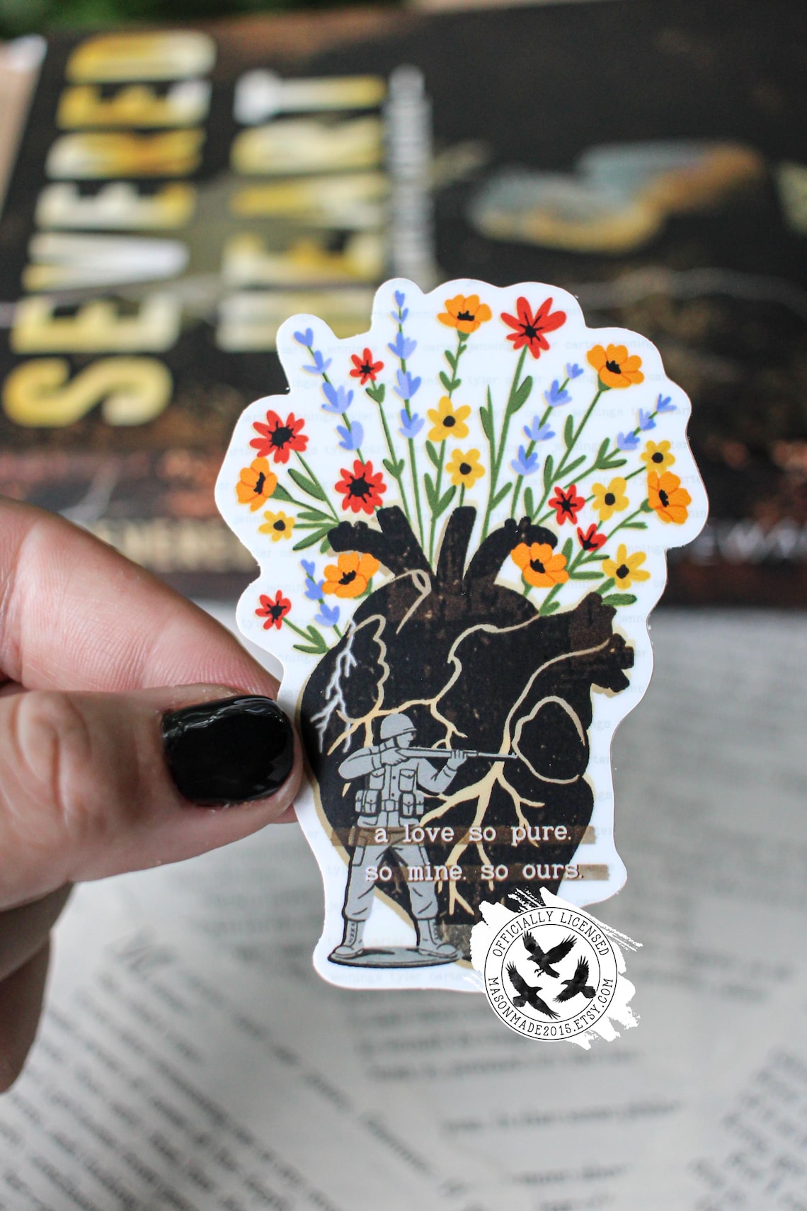 Severed Heart Licensed Sticker, Tyler Jennings Sticker, Severed Heart ...