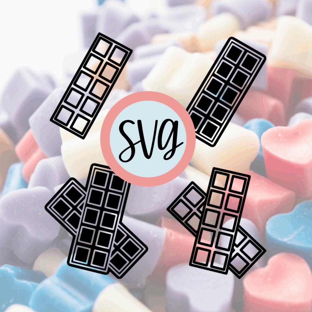 Wax Melt Svg, SVG for Wax Melts, Wax Melts Display DIY, Wax Snap Bar ...