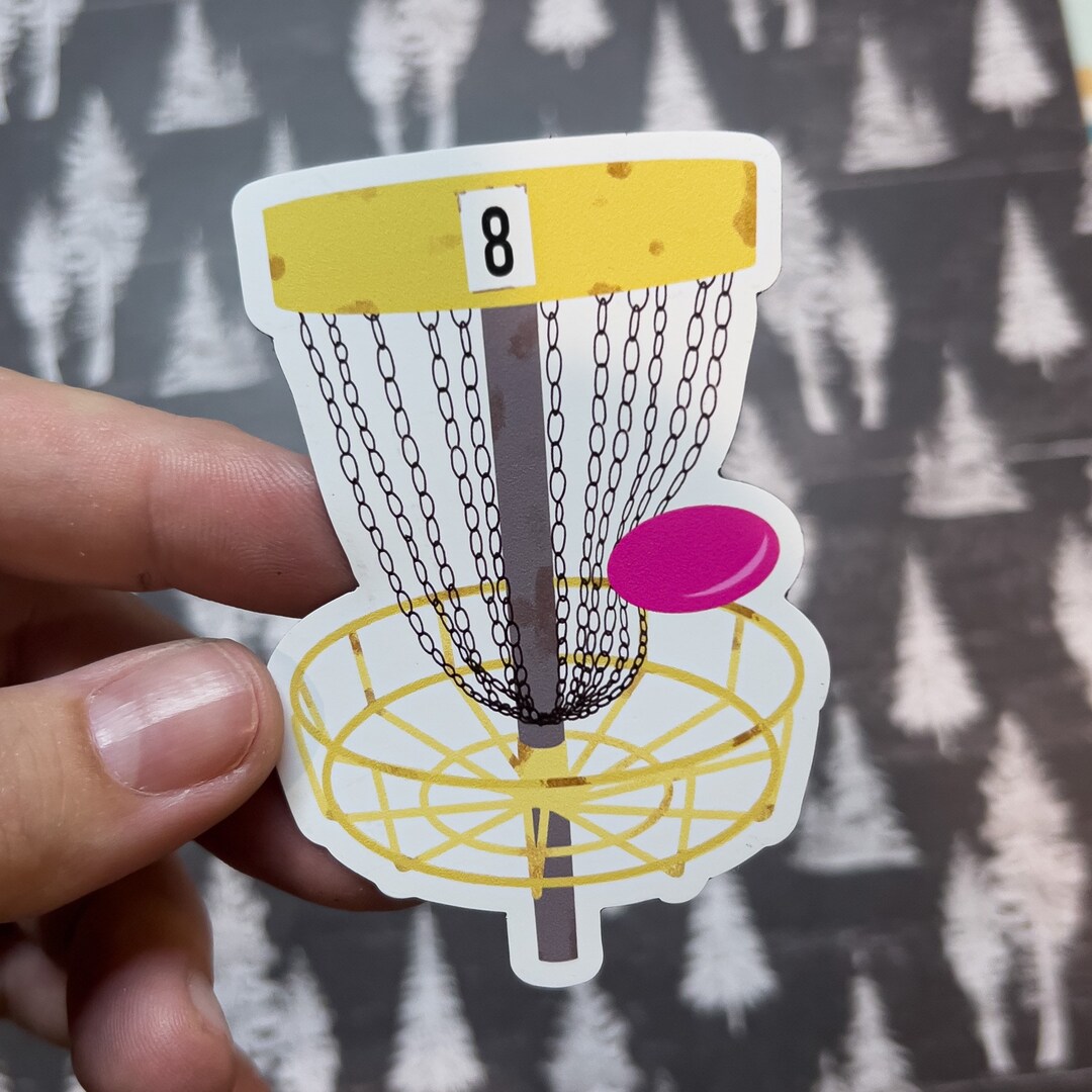 Disc Golf Magnet, Chain Smoker Magnet, Disc Golf Player, Gift for Disc ...