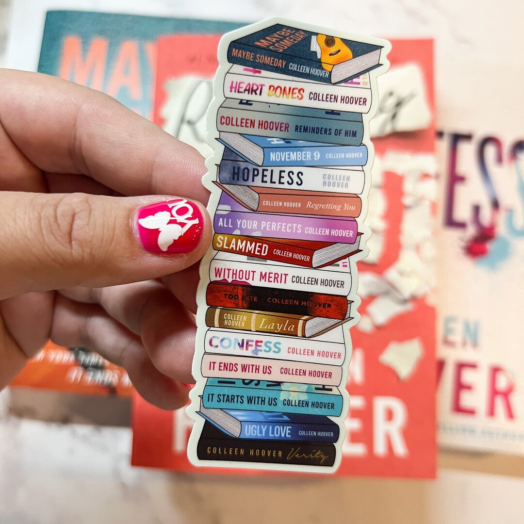 Colleen Hoover Books Sticker Coho Book Stack Coho Sticker - Etsy
