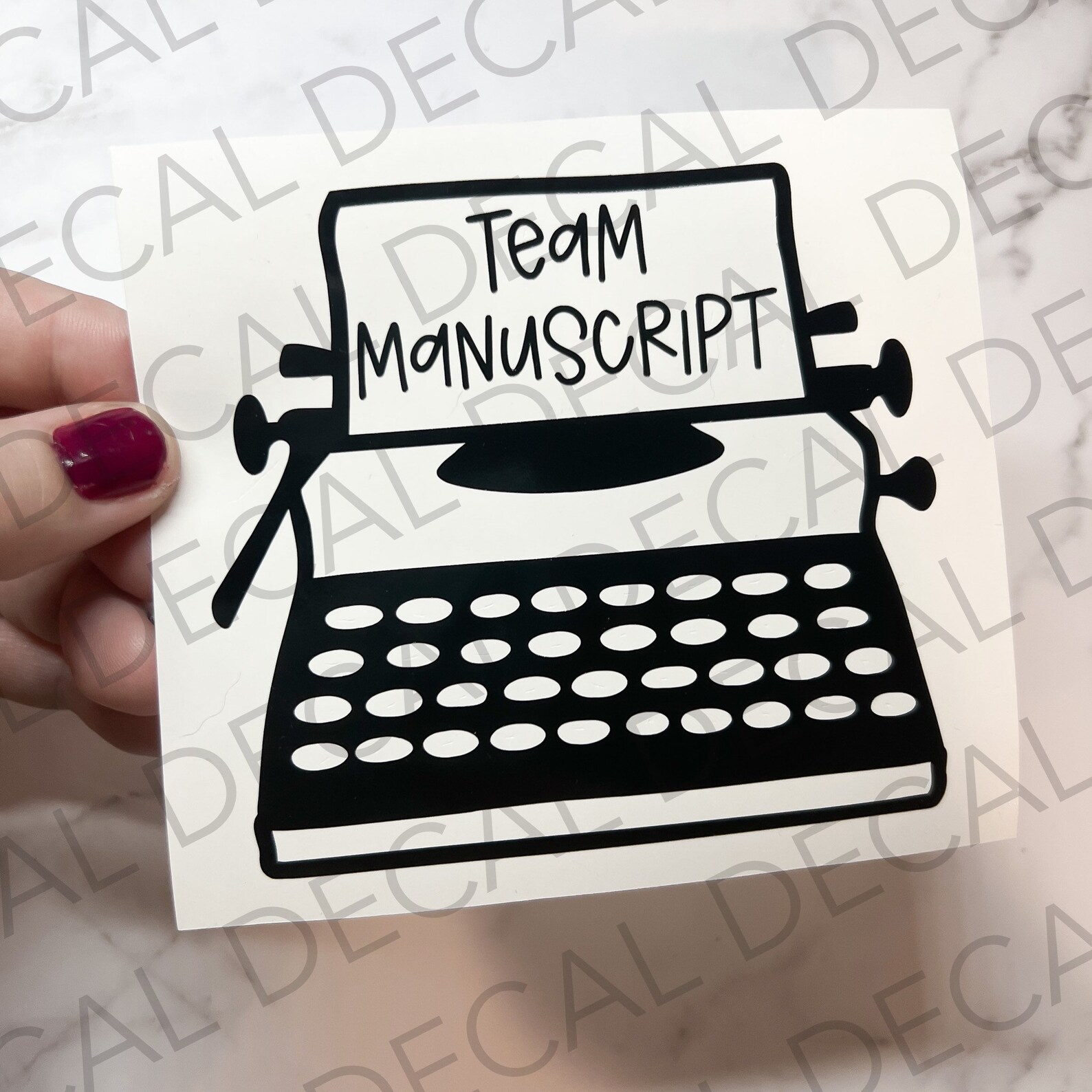 Team Manuscript Decal, Coho Car Decal, Verity Car Decal, Colleen Hoover ...