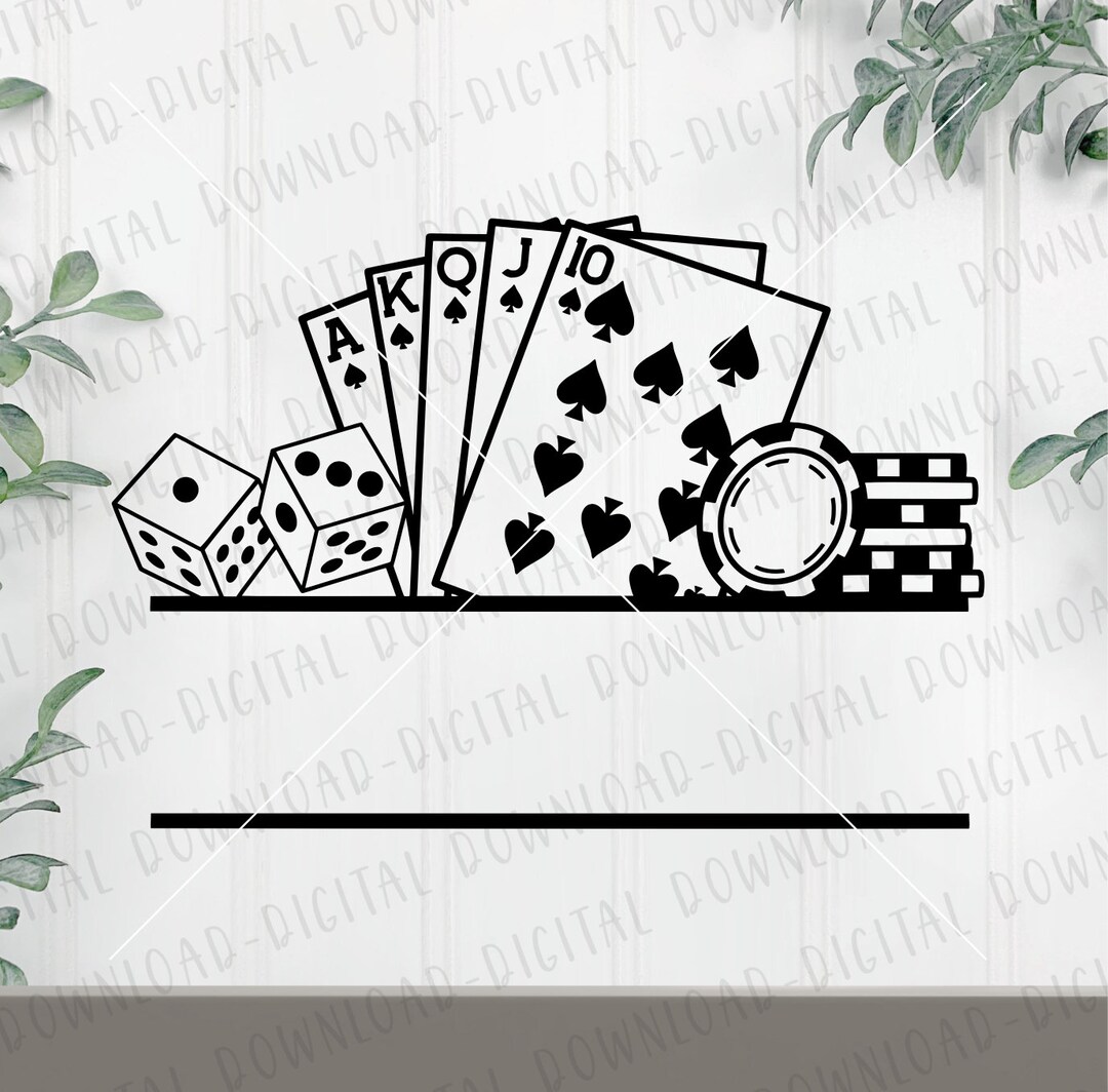 Poker Night Svg, Gambling Svg, Casino Svg - Etsy